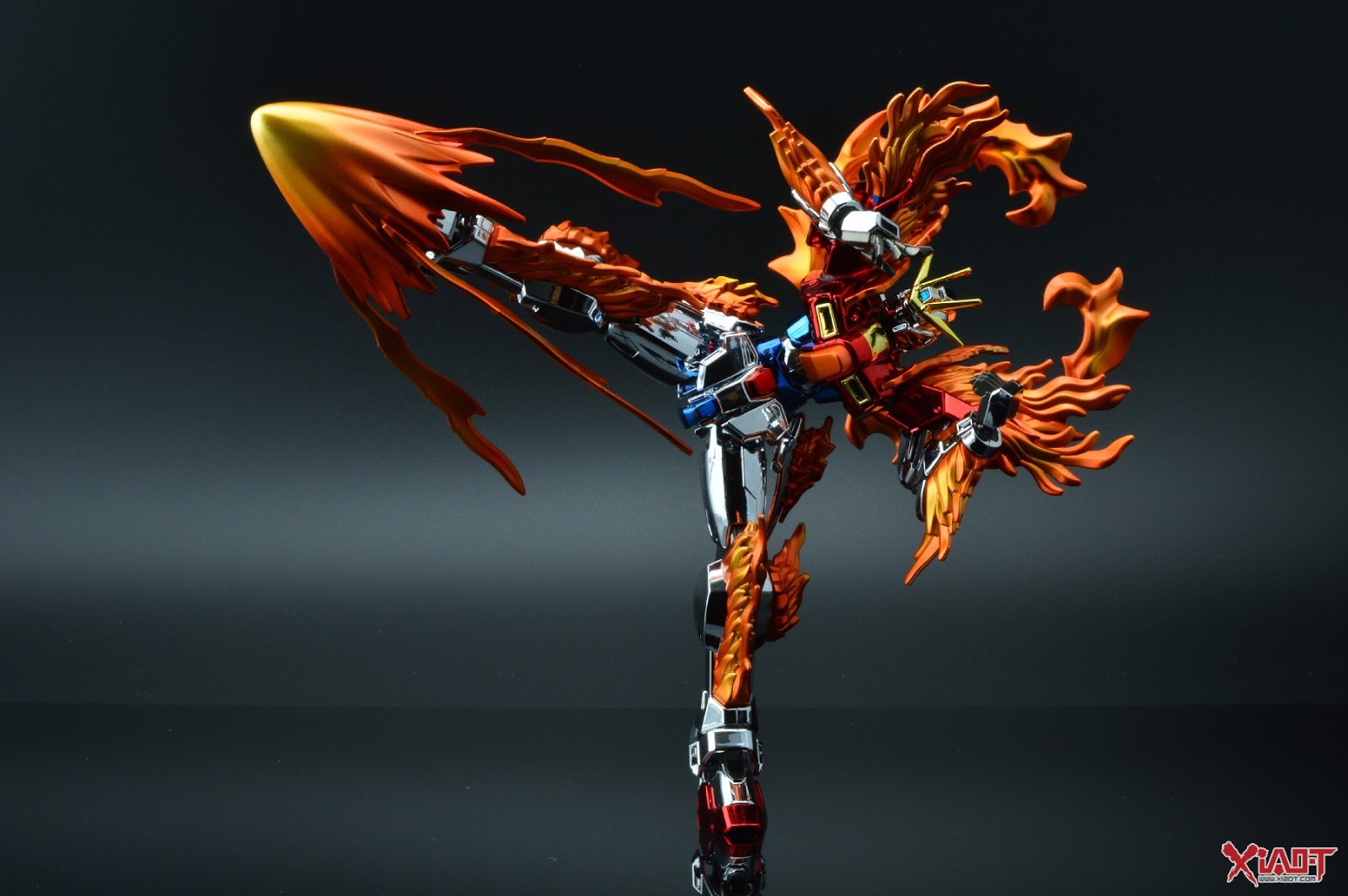 Painted Build: HGBF 1/144 Try Burning Gundam "Full Color Plating ver."