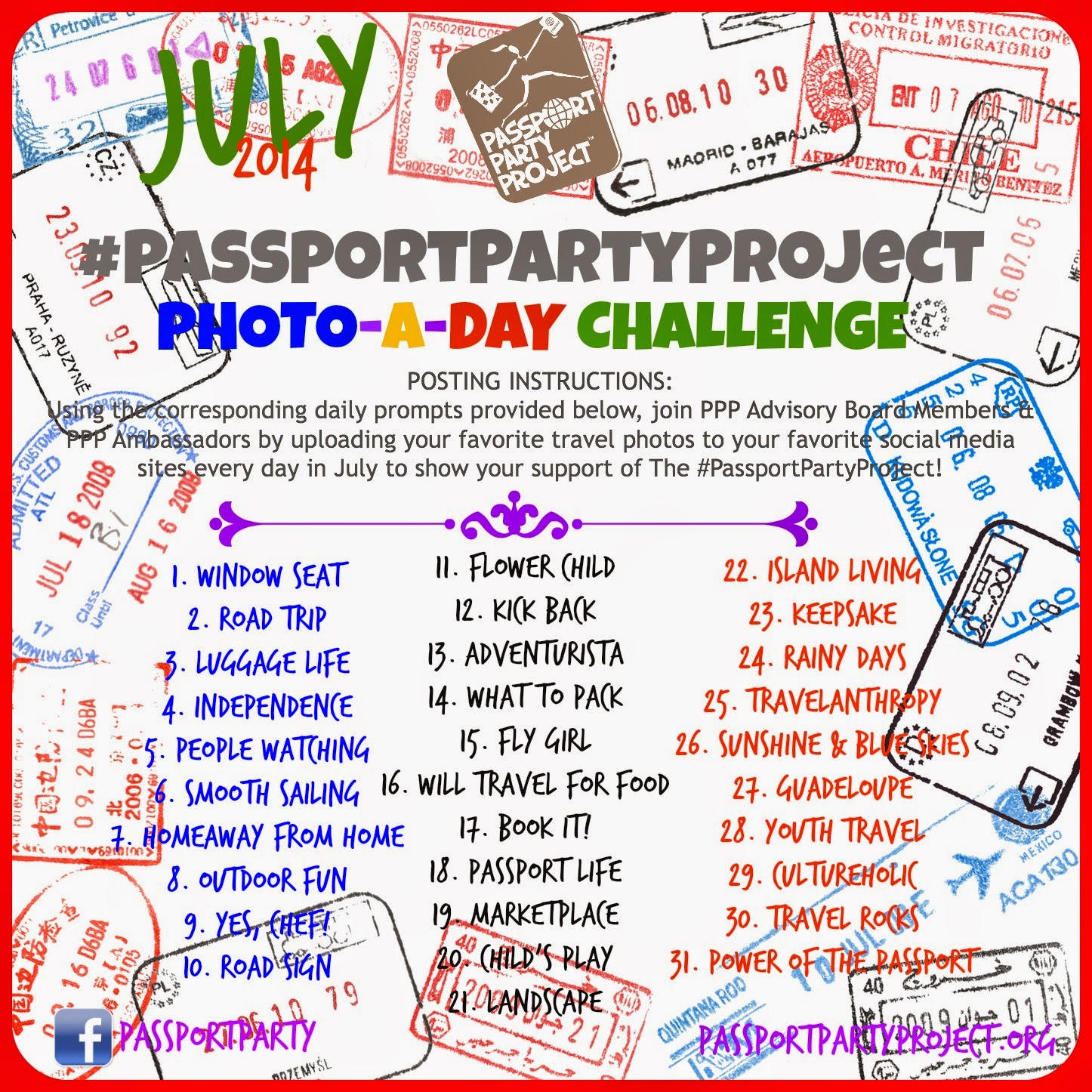 The Passport Party Project: June 2014