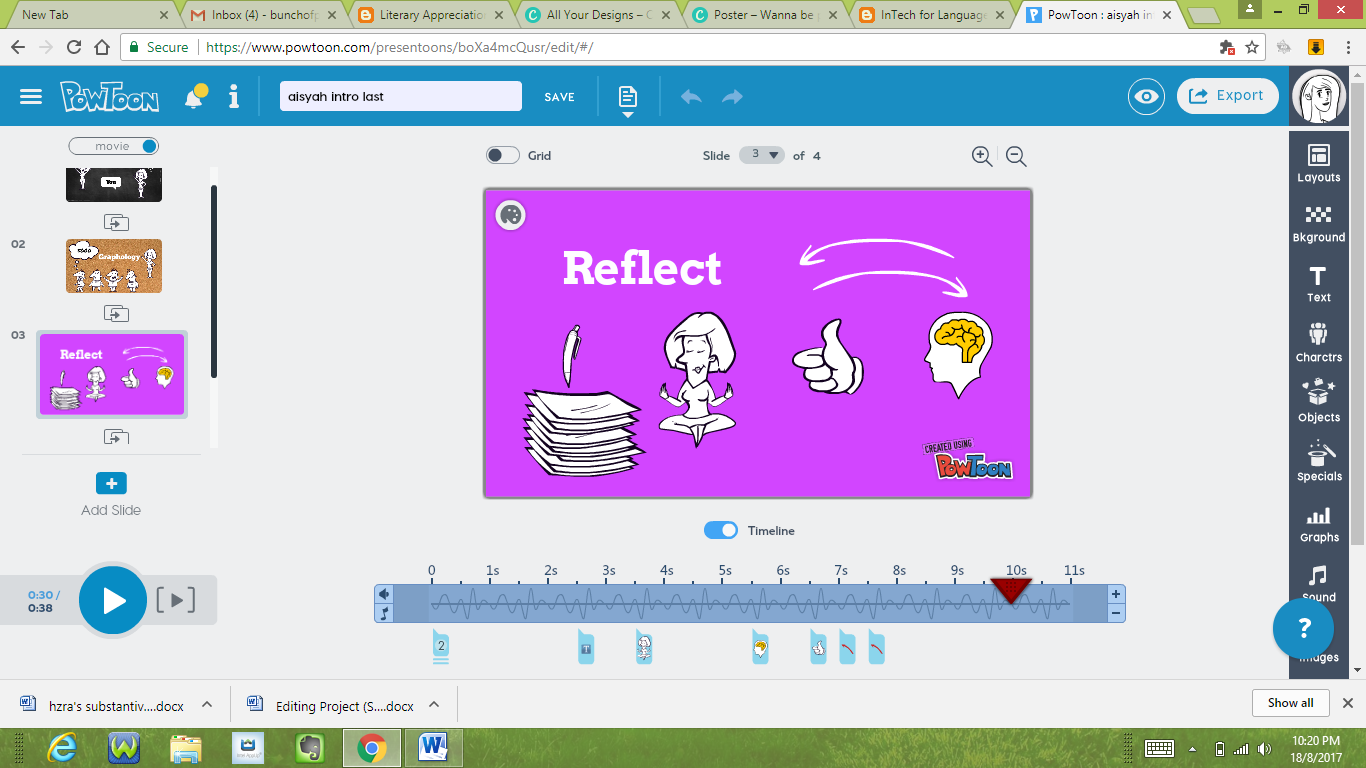 Entry 7: Powtoon Assignment