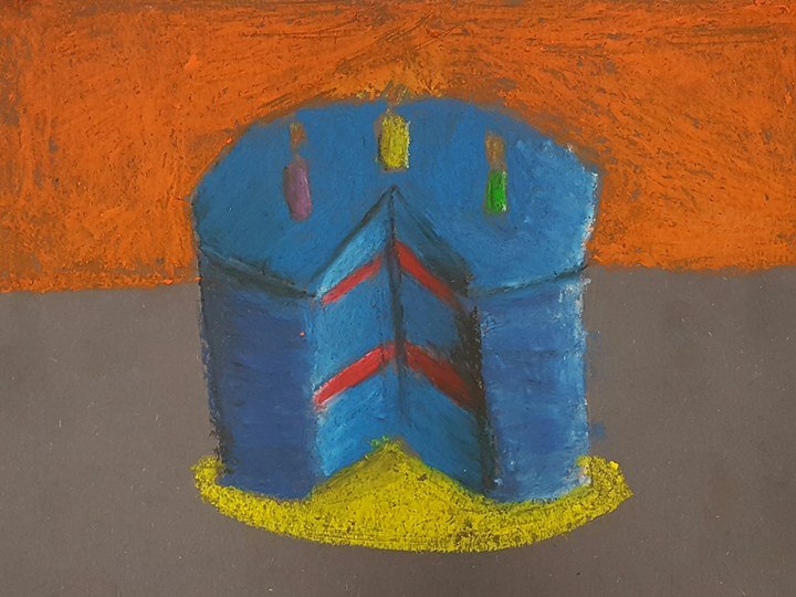 artisan des arts: Wayne Thiebaud Cakes with oil pastel - grade six