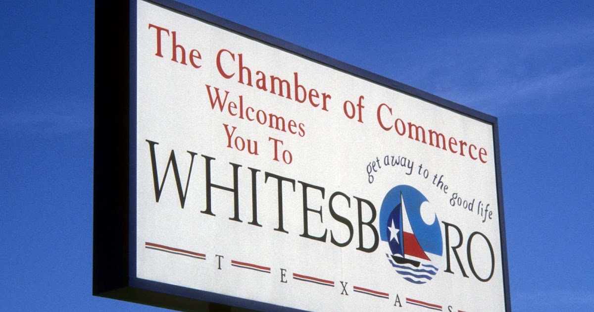 Geographically Yours Welcome: Whitesboro, Texas