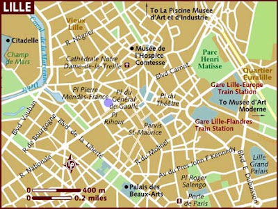 france: Lille City Area Map Pictures
