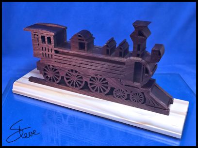 Scrollsaw Workshop: Train Scroll Saw Pattern.