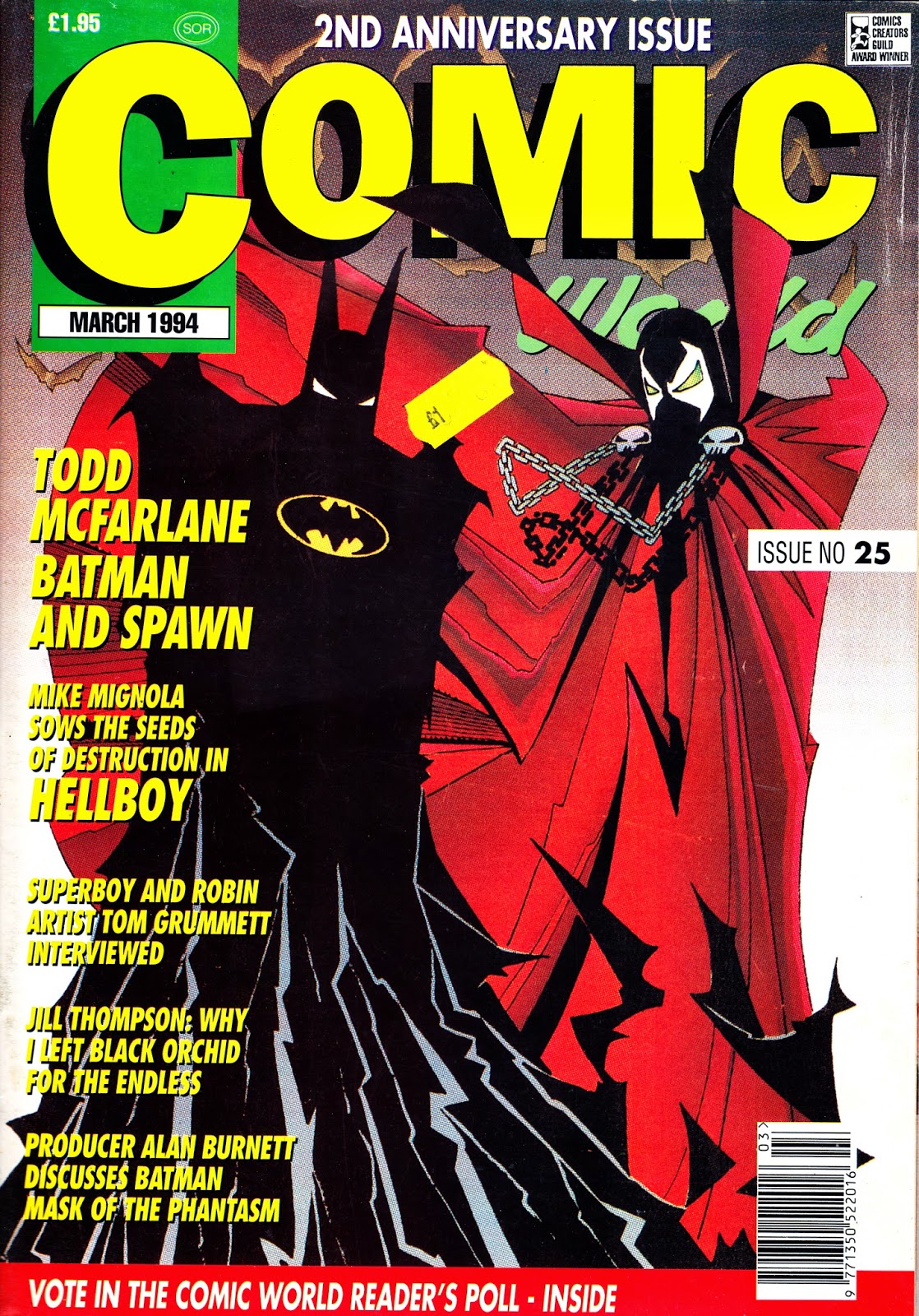 STARLOGGED - GEEK MEDIA AGAIN: 1994: COMIC WORLD REPORTS THE MARVEL UK ...