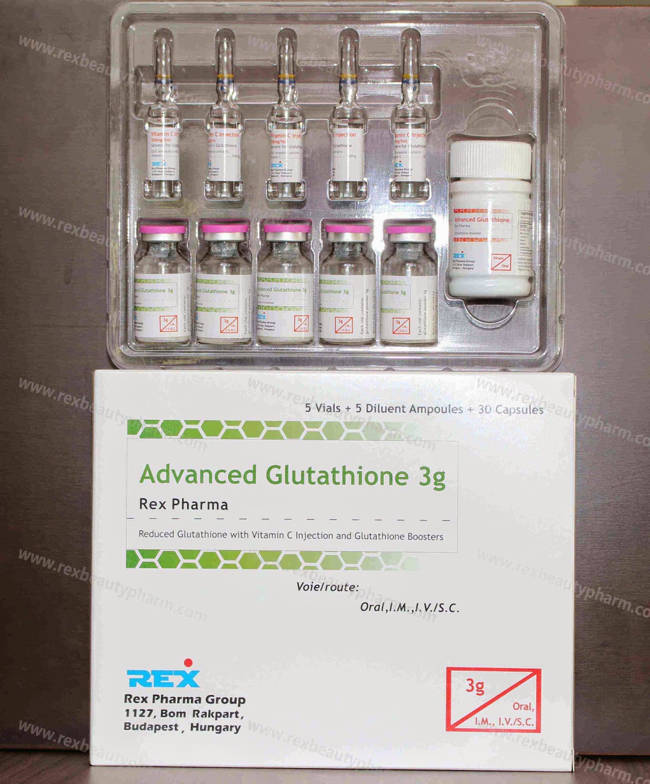 glutathione IV injection for skin whitening