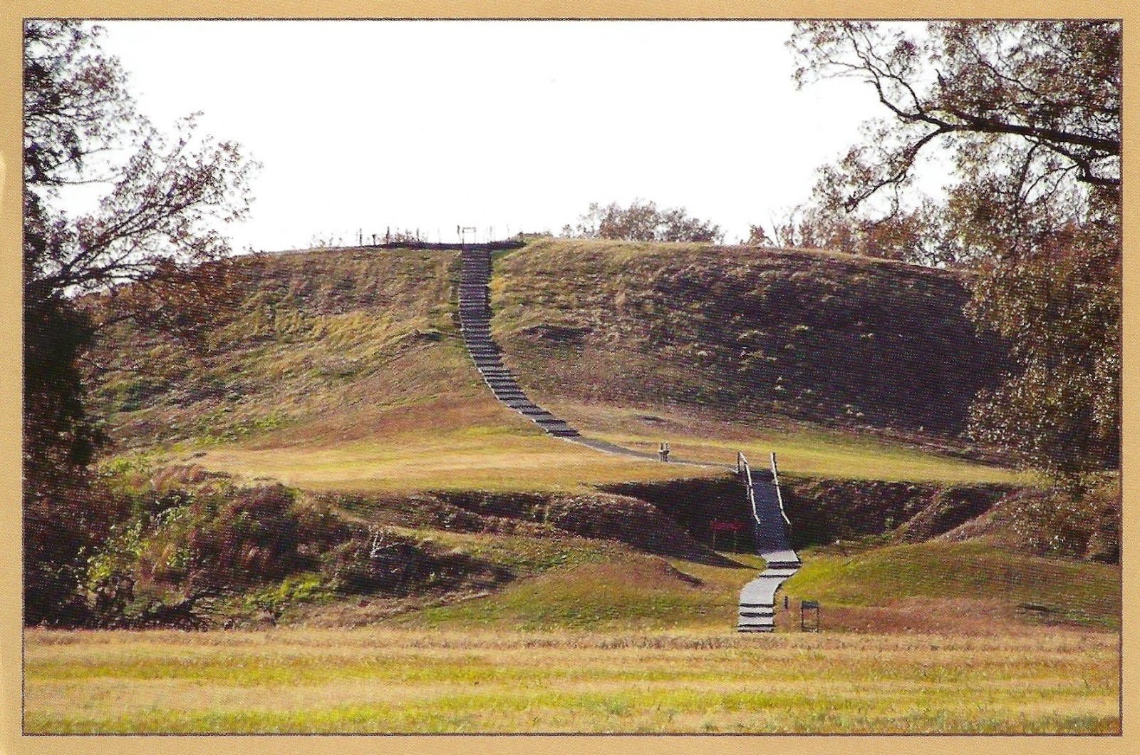 My Favorite Postcards: Mound A, Poverty Point, Epps, Louisiana