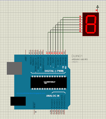 Edx Tecnologia: Curso Arduino 09 - Display 7 Segmentos (Proteus ISIS)