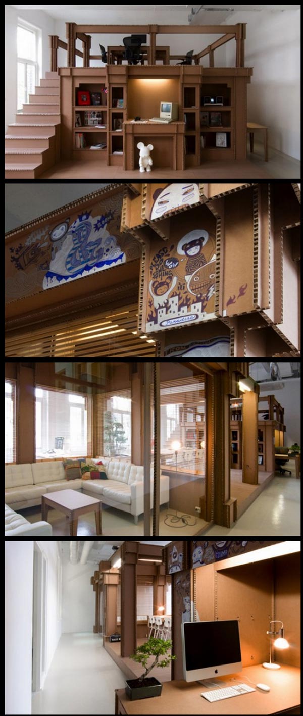 AWESOME BLOG: Awesome Cool.. An Office Made By CardBoard (12 Photos)