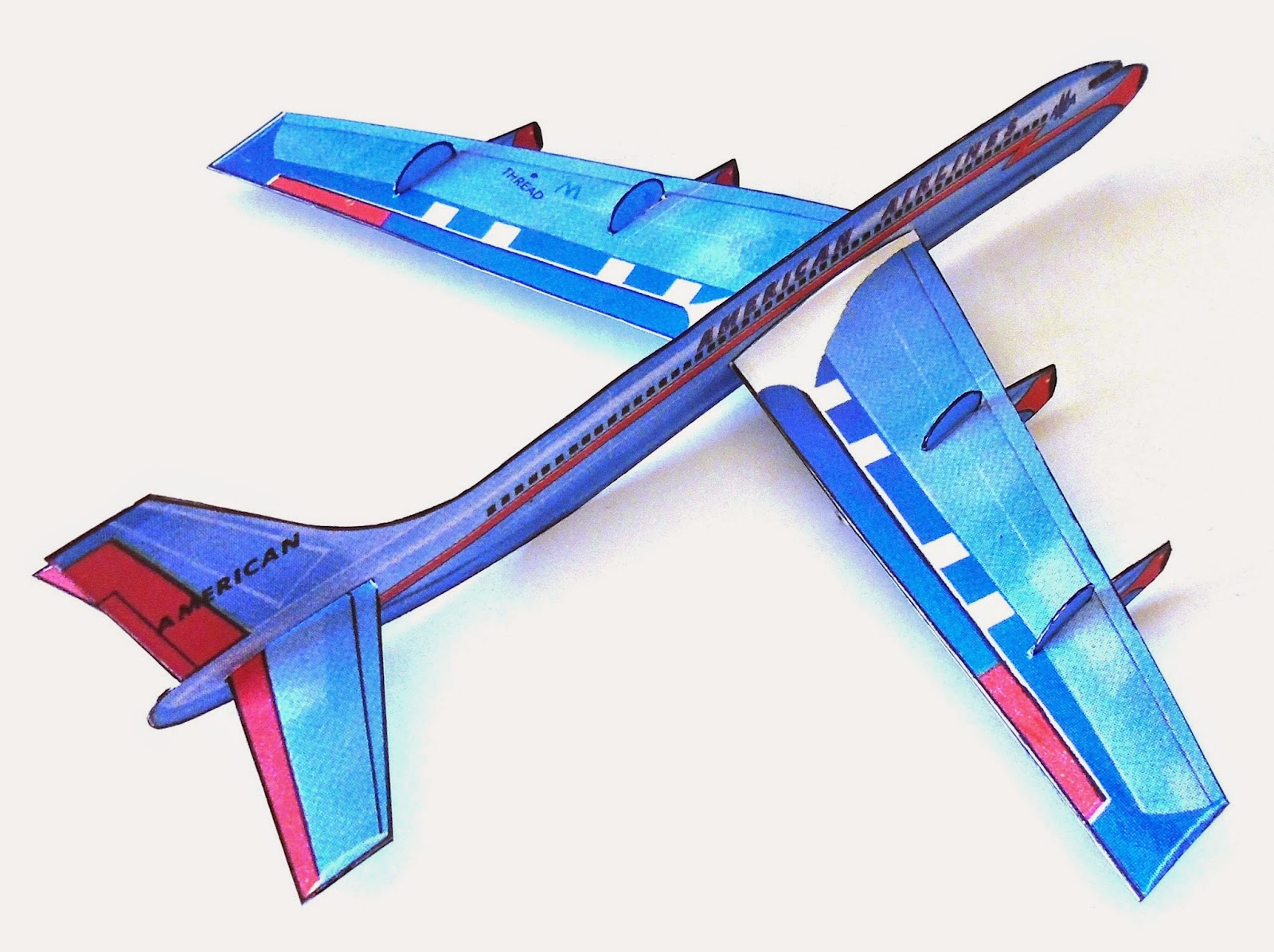 Toys and Stuff: Cheerios Paper Boeing 707 Cereal Premium - Pt 2 Conclusion