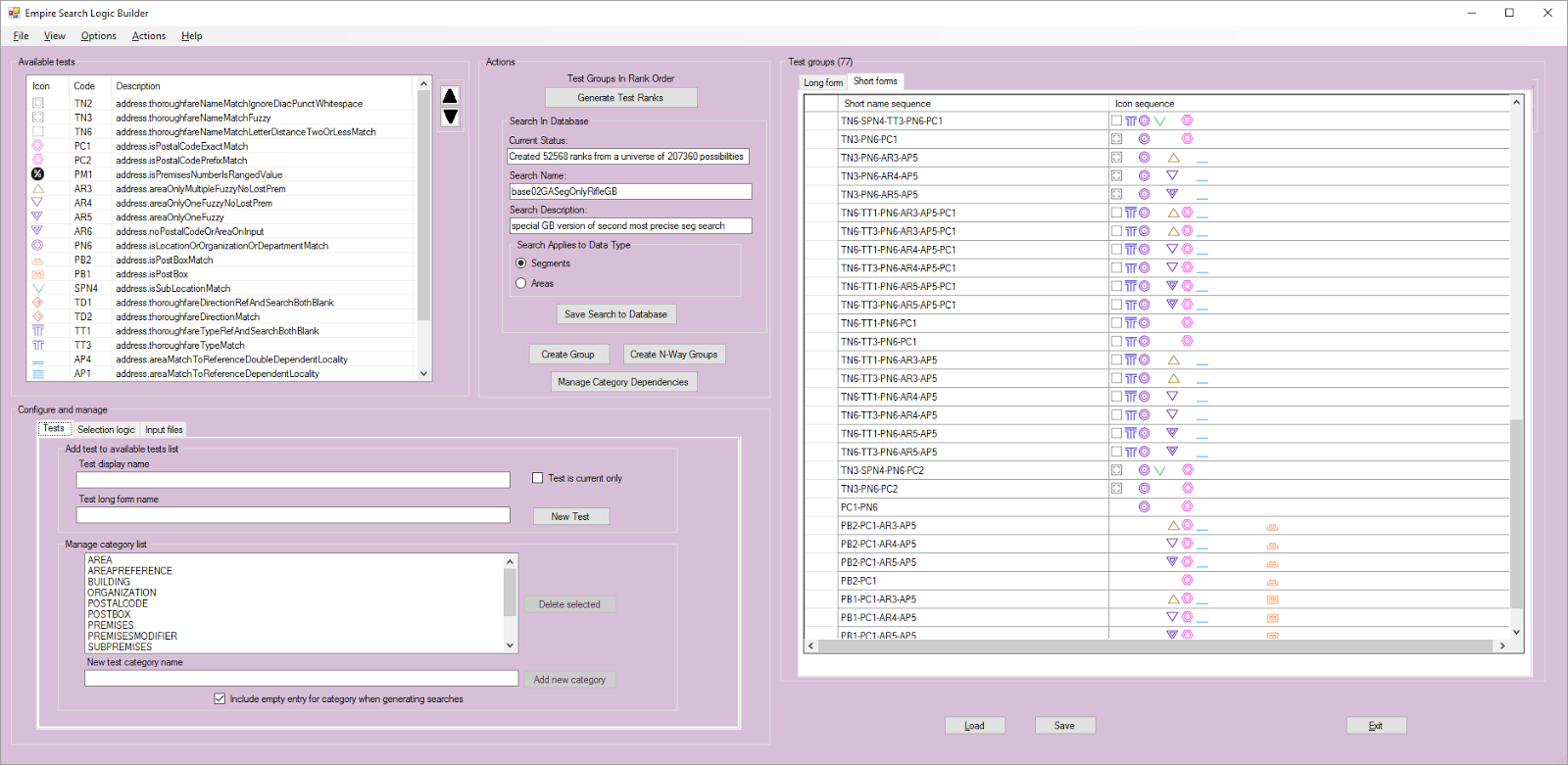 Don Cannon: Winforms DataGridview: Empire Search Logic Builder