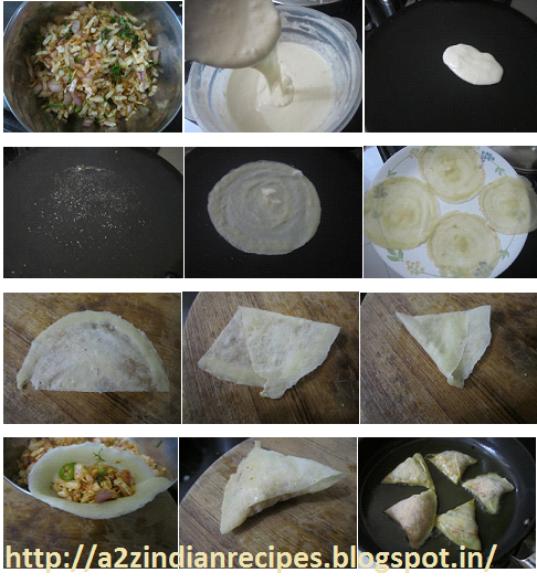 a2zindianrecipes: Onion Mini Samosa