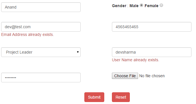 Devs Blog Remote Validation Mvc