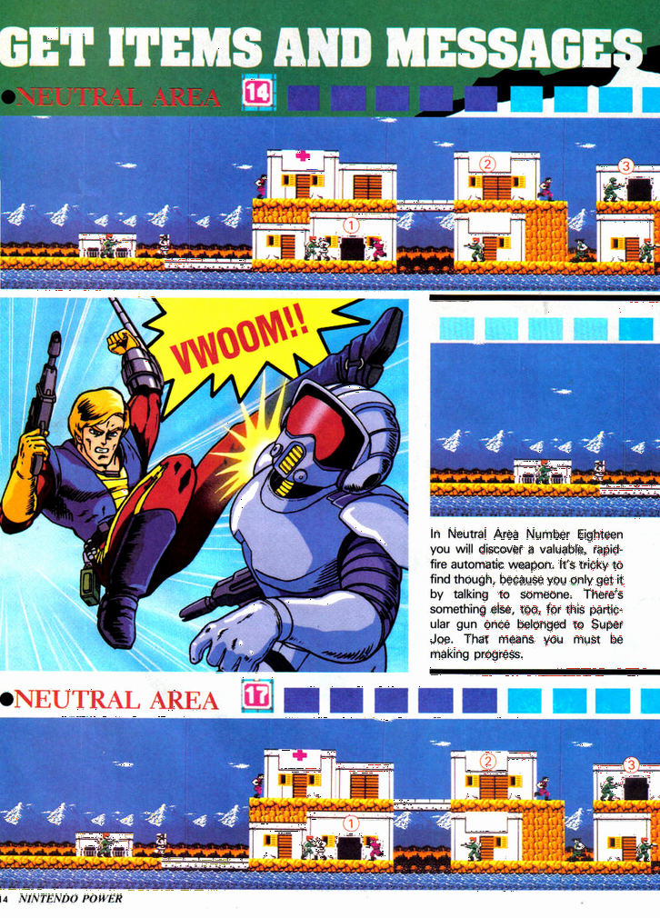 8-Bit City: Bionic Commando Nintendo Power Scans