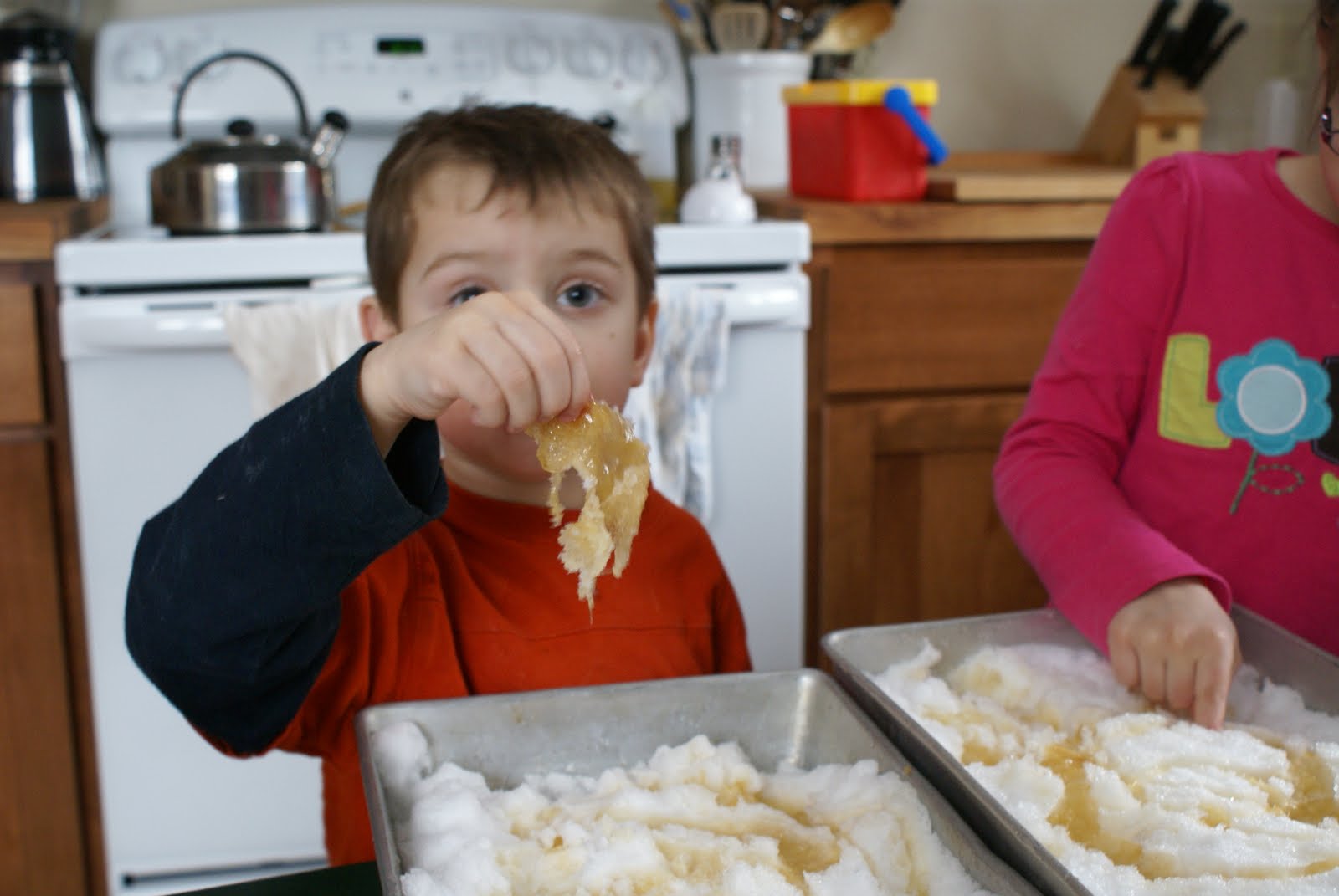 The Cooking of Joy: Maple Syrup Snow Candy