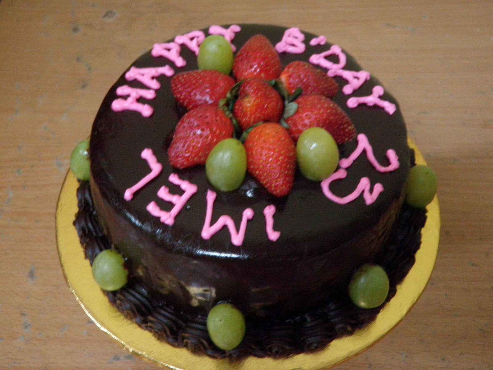 SR Homemade: Kek Birthday