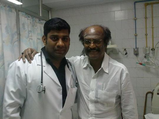Rajinikanth's Latest Picture in Hospital ~ Rajinikanth's Rana The Film ...