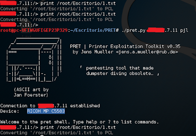 SystemExposed: PRET - The Printer Exploitation Toolkit