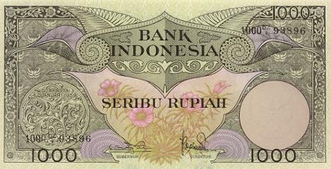 Rp.1000 - Tahun 1959 ~ Galeri Uang Rupiah Indonesia