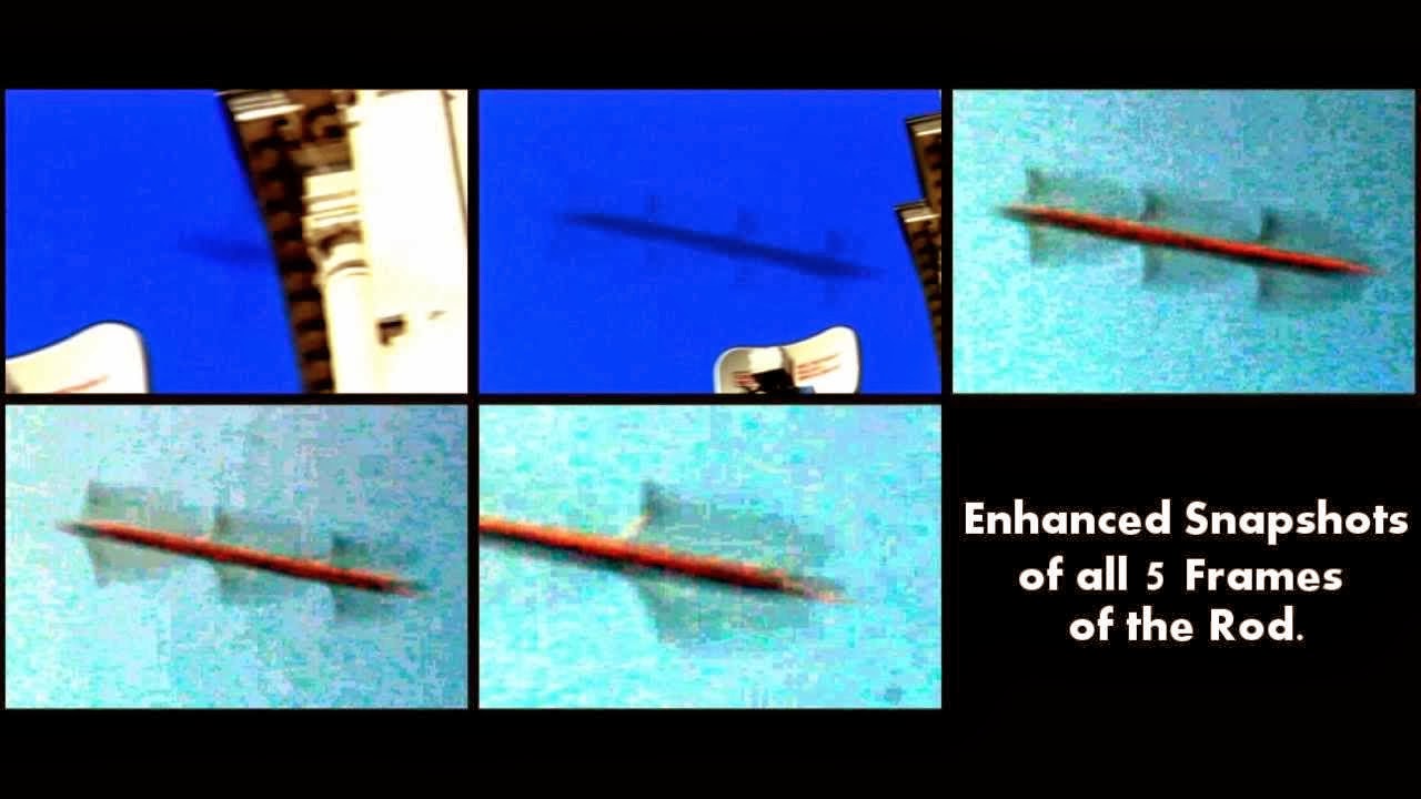 UFO mania: Skyfish Flying rod ufo captured on cam in Boston