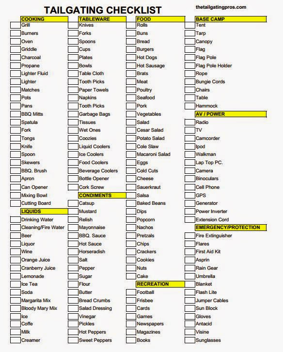 Clemson Girl: 10 Tailgating Tips and Tricks