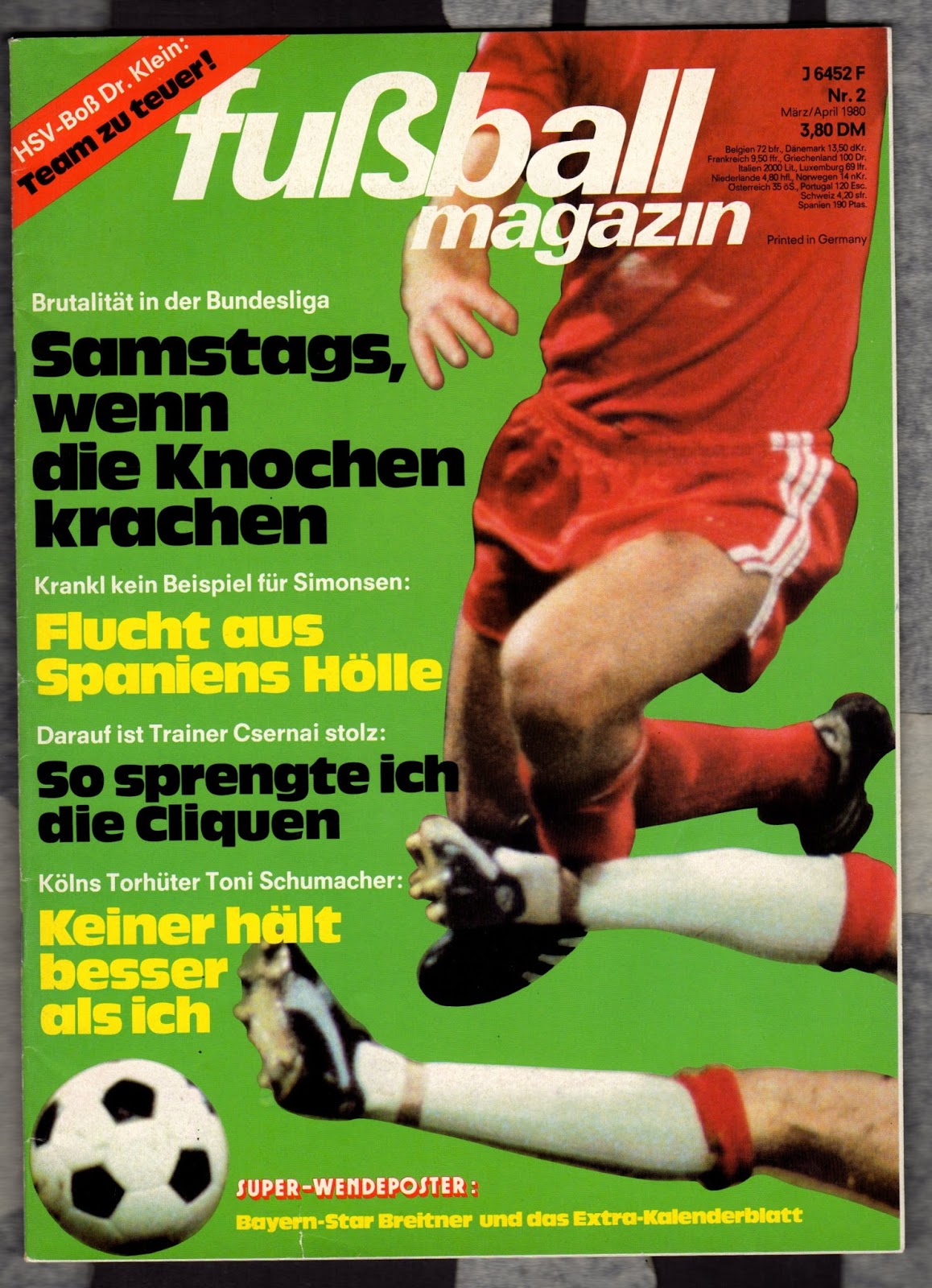 Soccer Nostalgia: Full Magazines, Part Ten