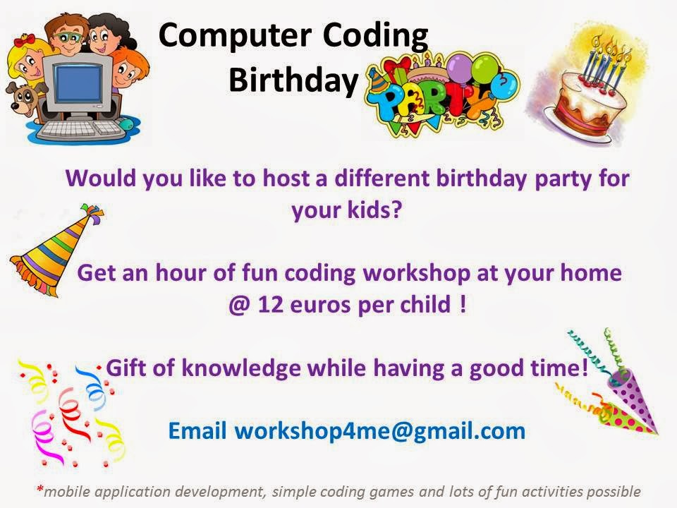 Simplify Coding: Coding Birthday Party and/or Gift Vouchers