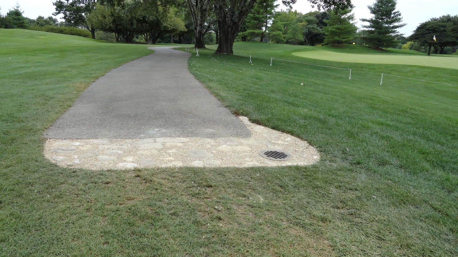 New Cart Path End | Naperville Country Club Green Department