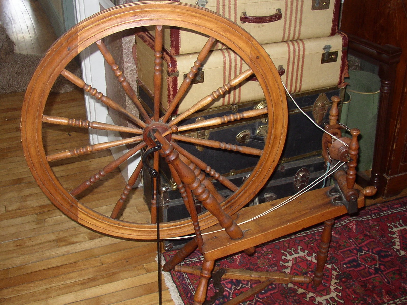 PURPLE ROSE FIBER: Canadian Production Wheel