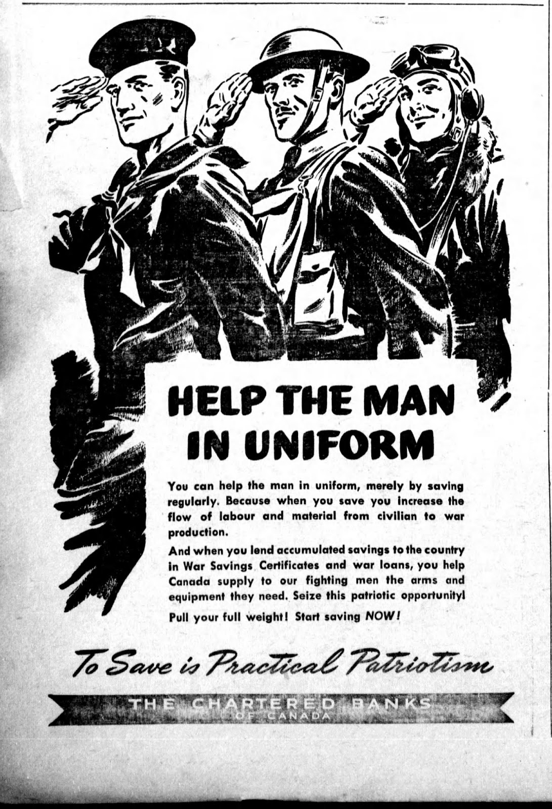 Pioneer & Vintage Advertisements: Canadian War and Military Advertisements