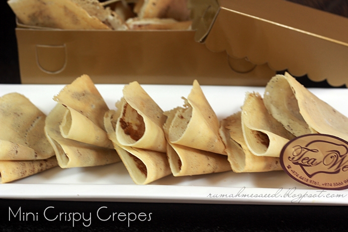 Welcome to Teawe's blog: Mini Crispy Crepes