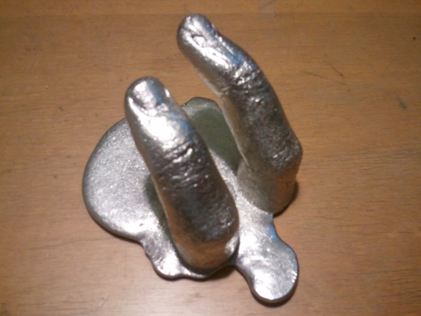 randomwalkdesignlab: CNC cut pewter casting experiments