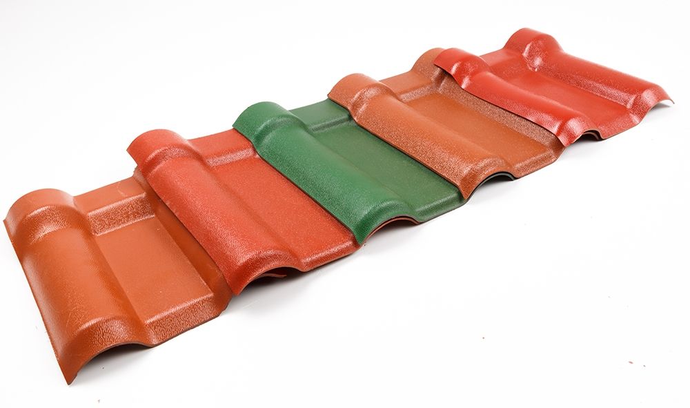 Plastik Kiremit: Plastik Panel Kiremit Kızıl MRT 104