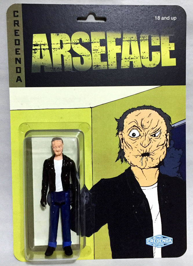 Arseface by Beau Greener of Credenda Studio for #InactionFigures4