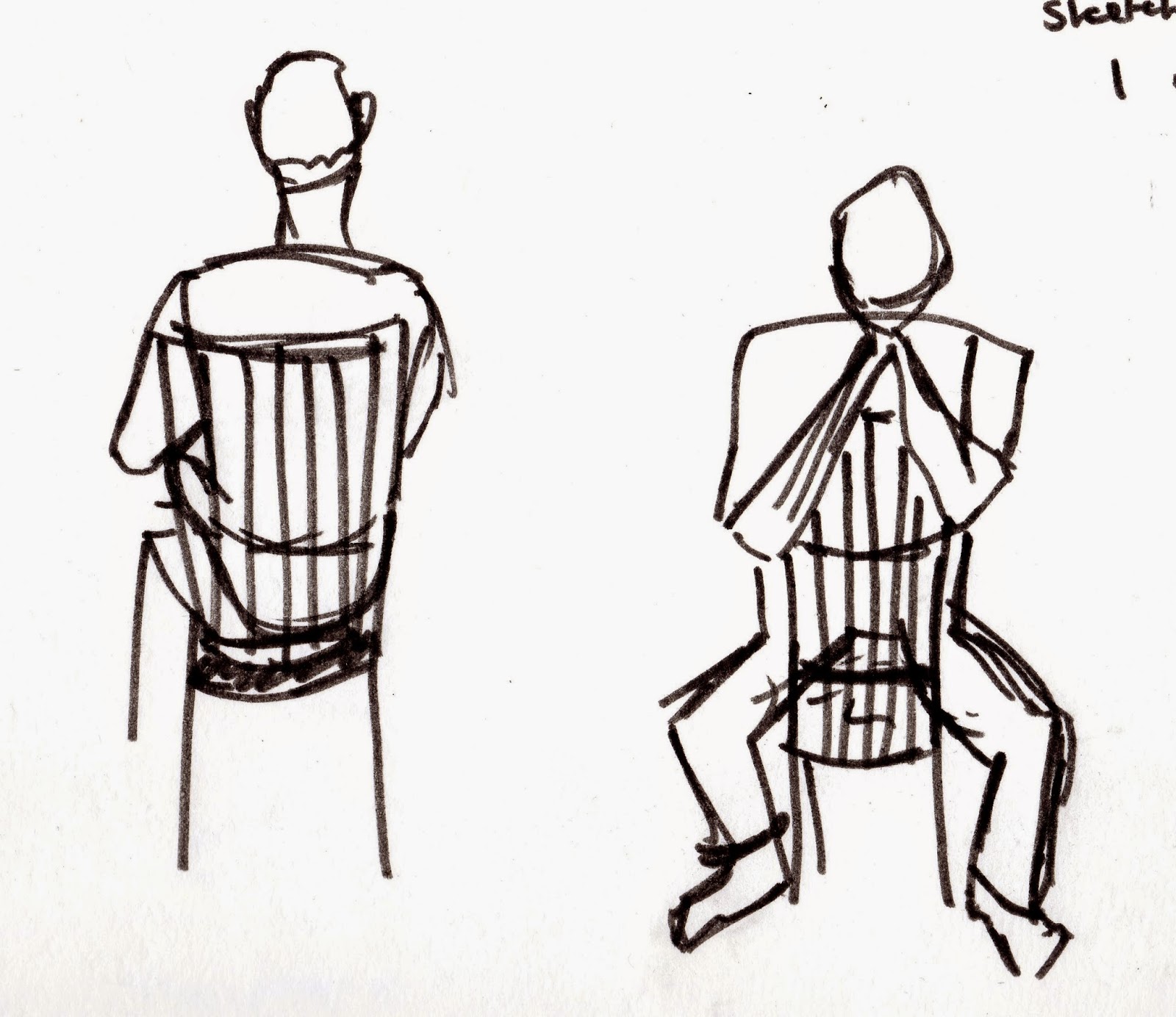 Drawing Skills: Assignment 4a Seated Figure