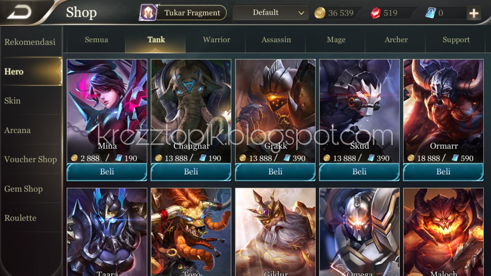 Tips Memilih Tipe Hero di Game Moba (AOV, ML, VG) - Krezz Topik