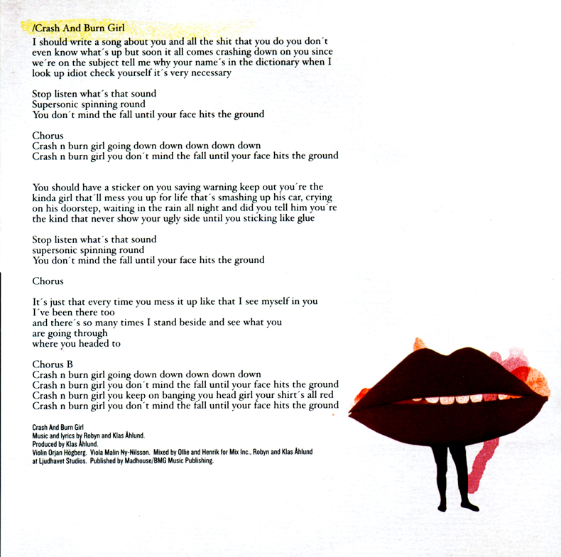 Robyn – "Robyn" Cd – – Fotografie ed altro