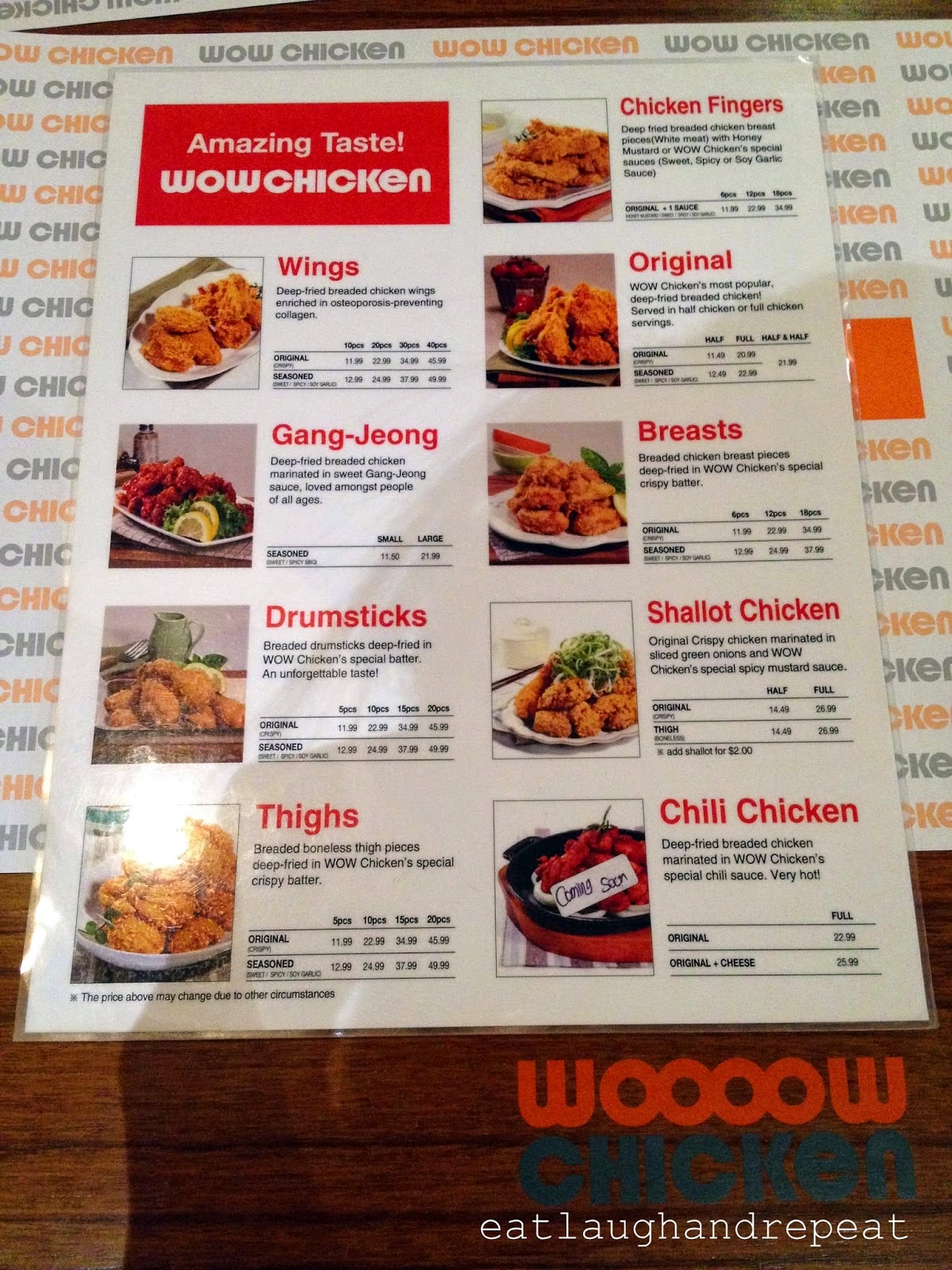 EatLaughandRepeat: Wow Chicken