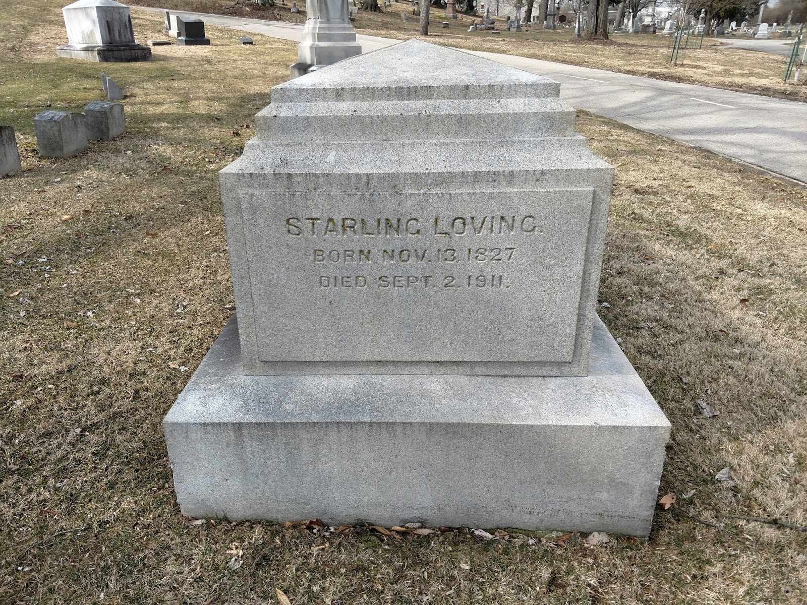 Travels of a Hobgoblin Taphophile: Starling-Loving Family - Green Lawn ...