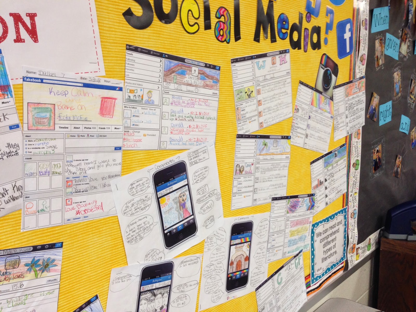 The Half Full Chronicles: What if our Characters were on Social Media?