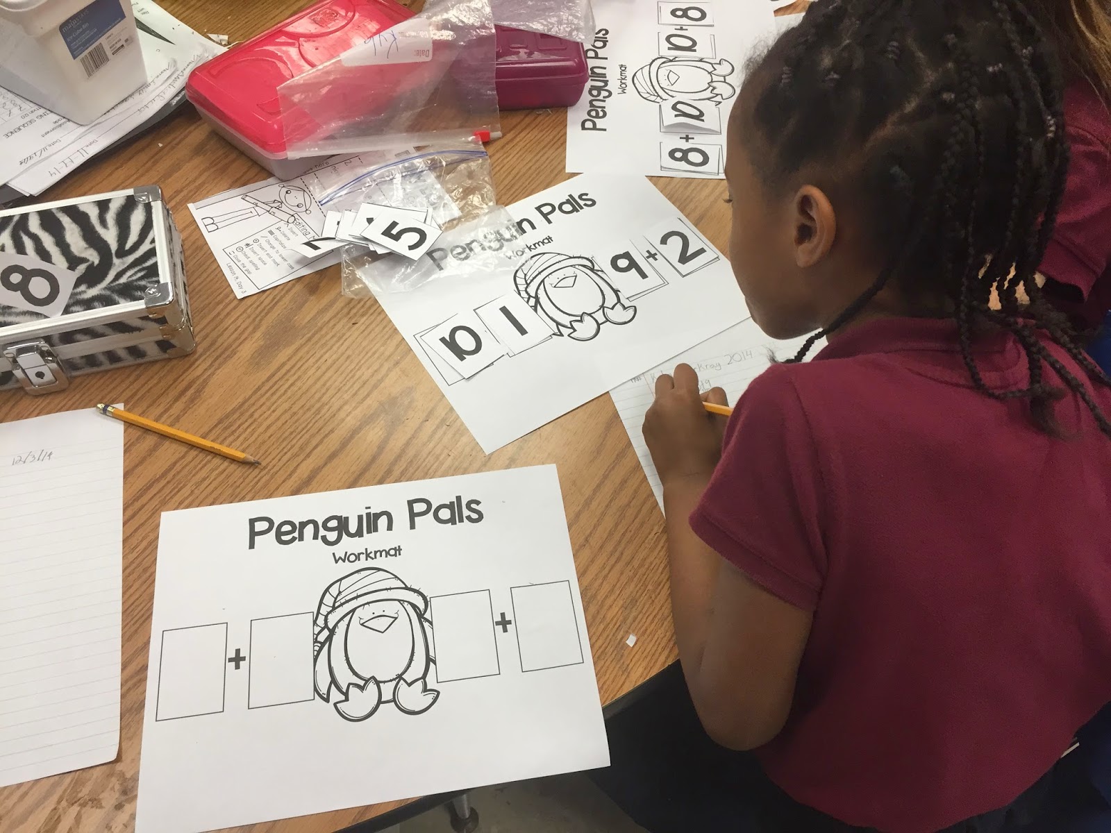 Pride and Primary: Penguin Pals!! Balancing Addition Facts