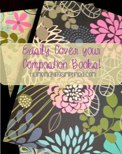 Homemaking Simplified: Simple Composition Book Cover