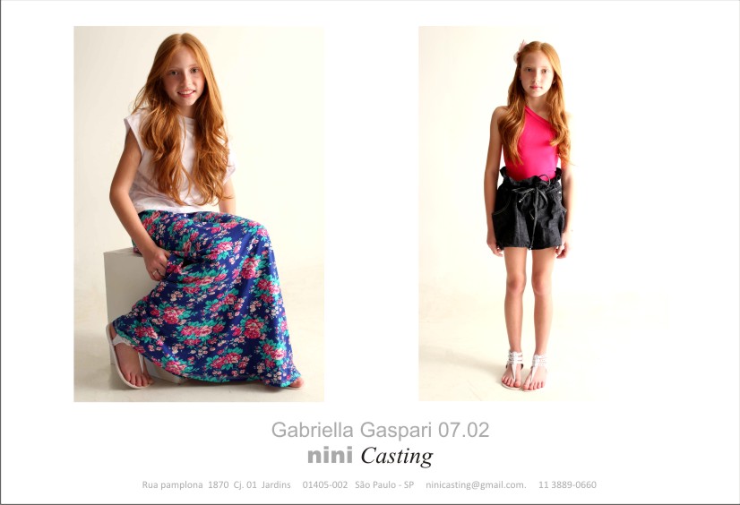 Equipe Diego Comarella: Gabriella Gaspari Kaefer na Nini Casting de São ...