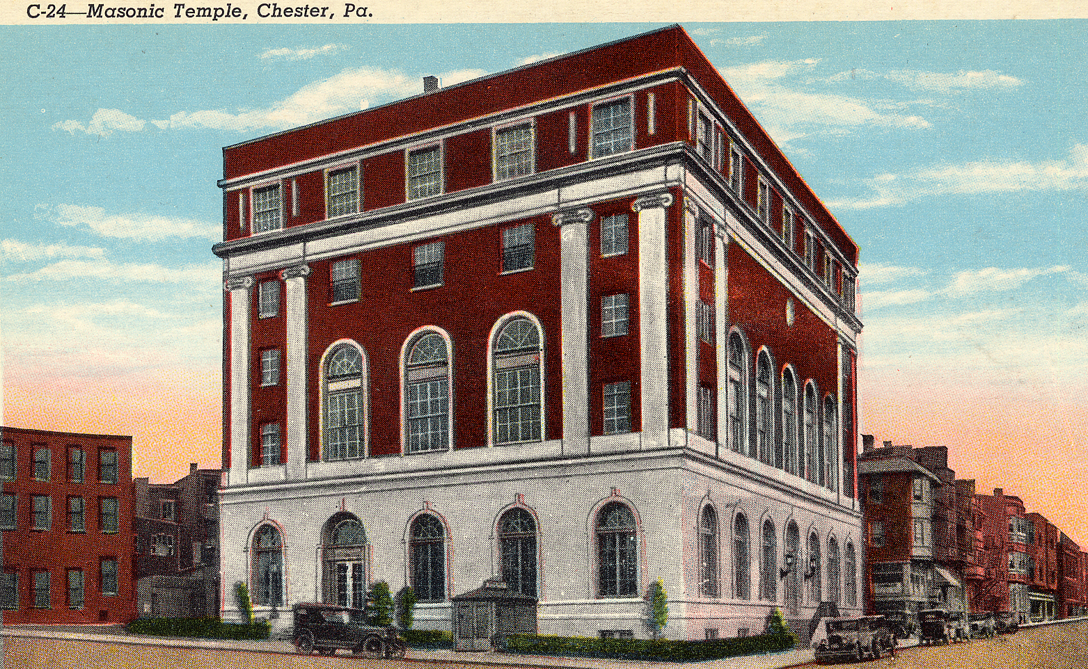Delaware County History: 98 Years ago Chester Masonic Temple opens ...