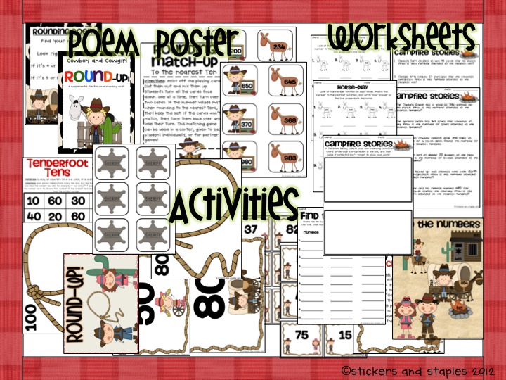 stickers and staples: Yee-Haw It's a Cowboy Round-Up!