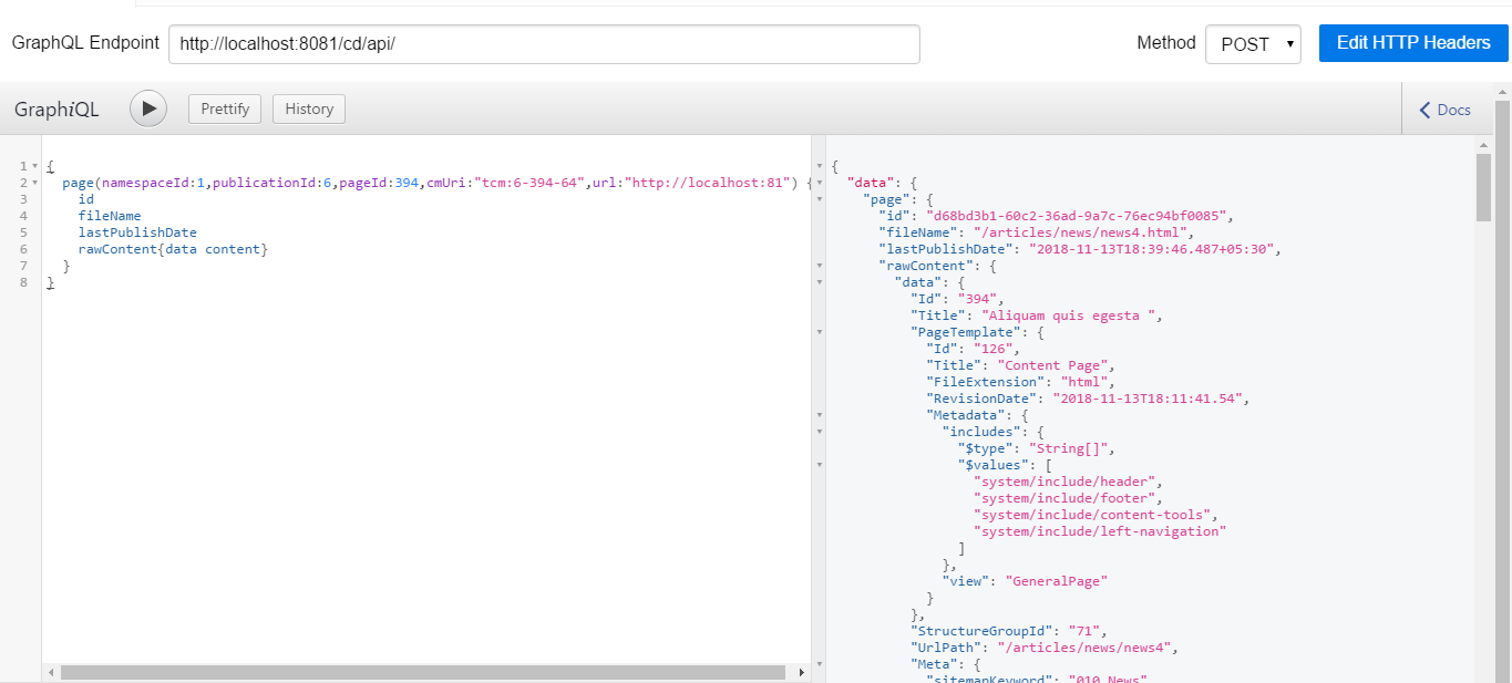 Hem's Blog: SDL Tridion Sites 9 New Feature - GraphQL