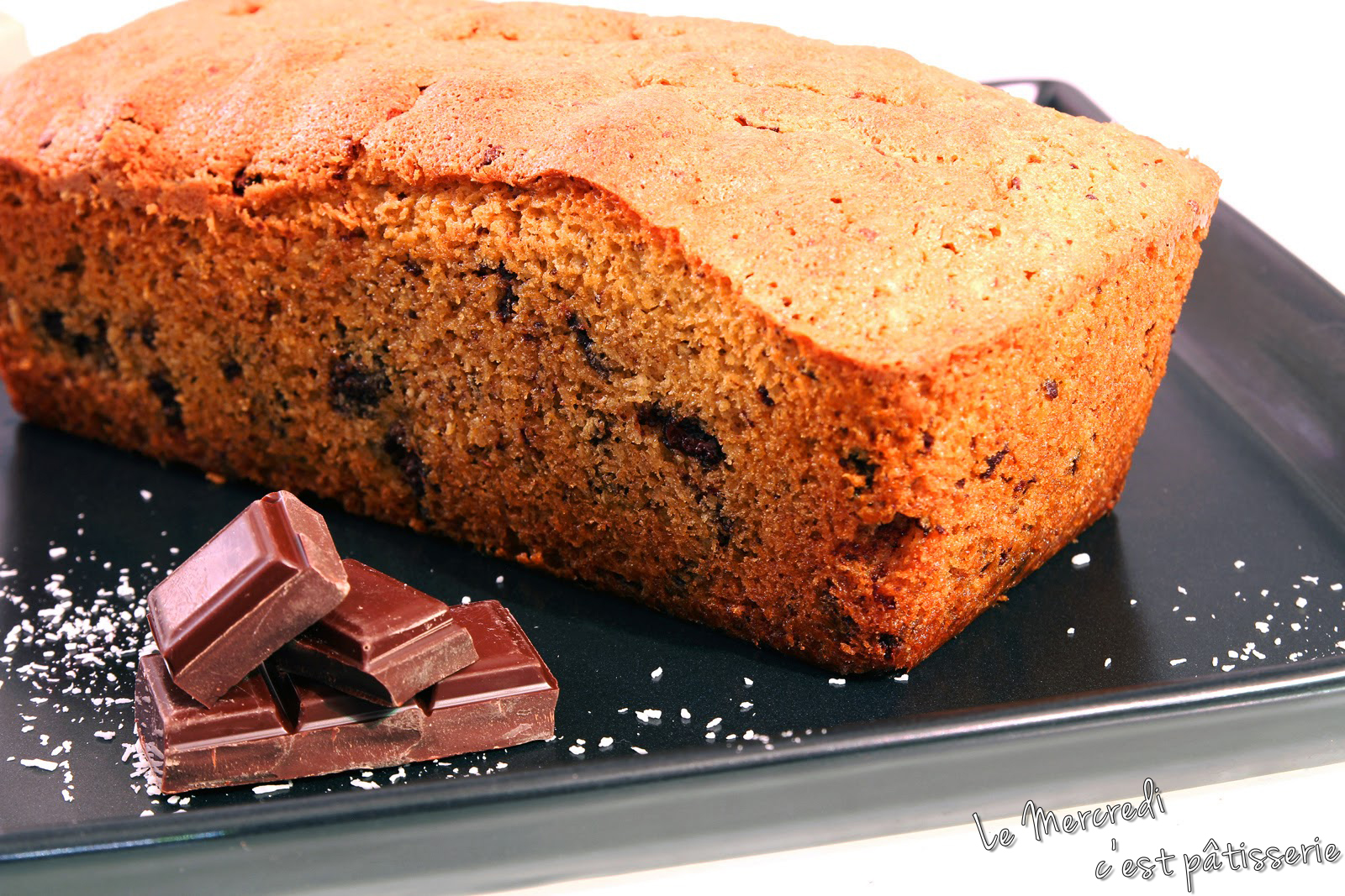 Cake noix de coco - chocolat