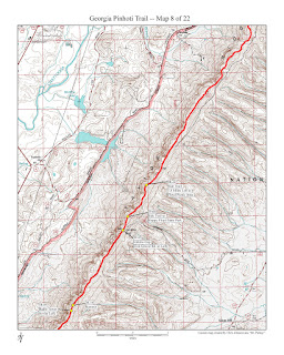 My adventures: Pinhoti trail, maps.