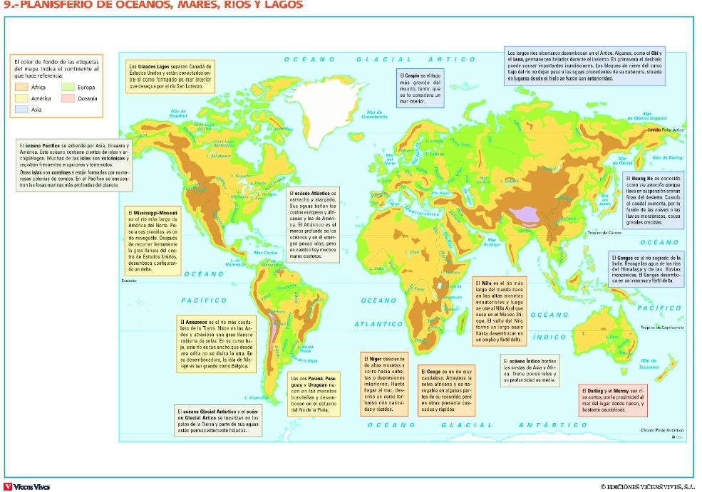 SOCIALES 1º ESO: Tema 2: El relieve del mundo