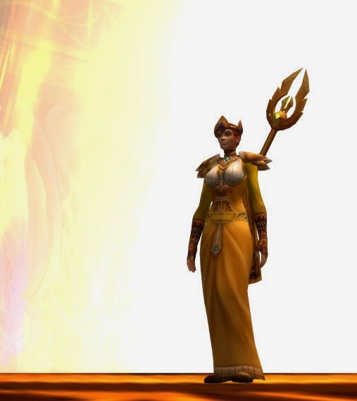 Mage Transmog Selfies (Human Female): Golden (Yellow) Mage Transmog