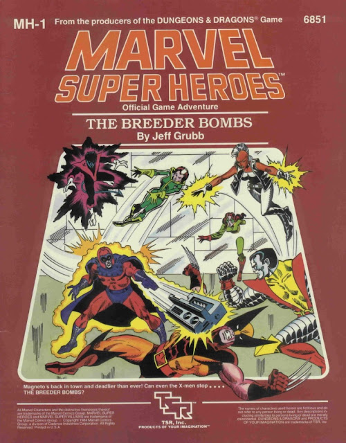 Marvel Comics of the 1980s: 1984 - Marvel Super Heroes RPG's The ...